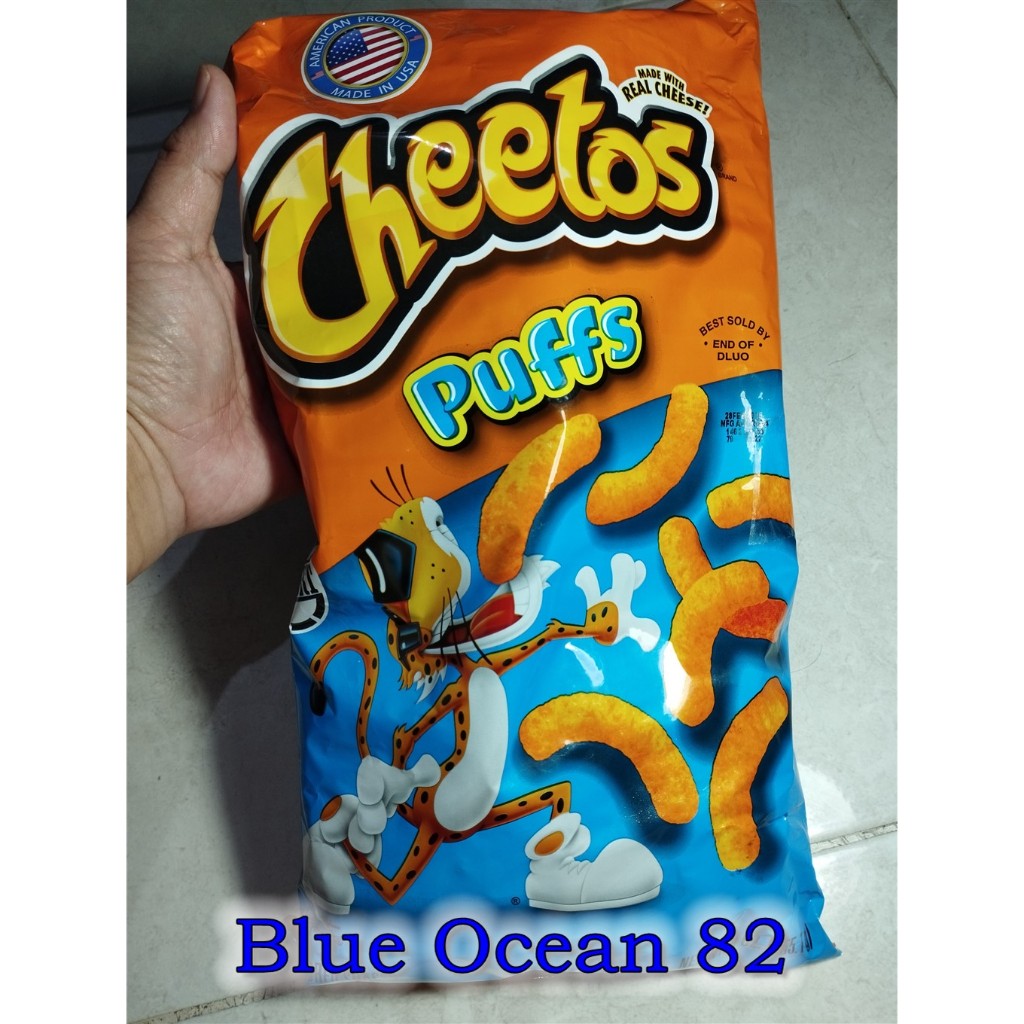 Jual Original Cheetos Puffs Jumbo Made with real cheese made in USA ...