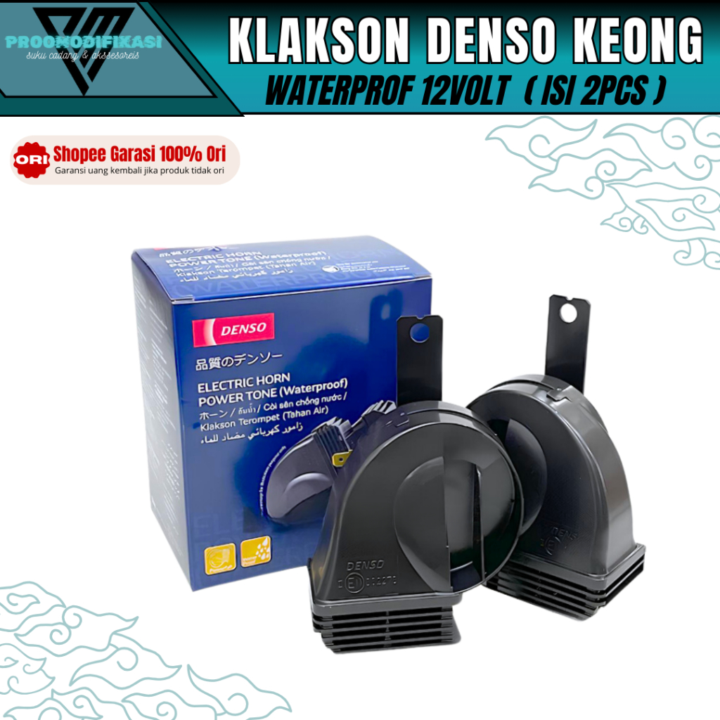 Jual Denso Klakson Waterproof Electric Horn / KLAKSON KEONG DENSO ...