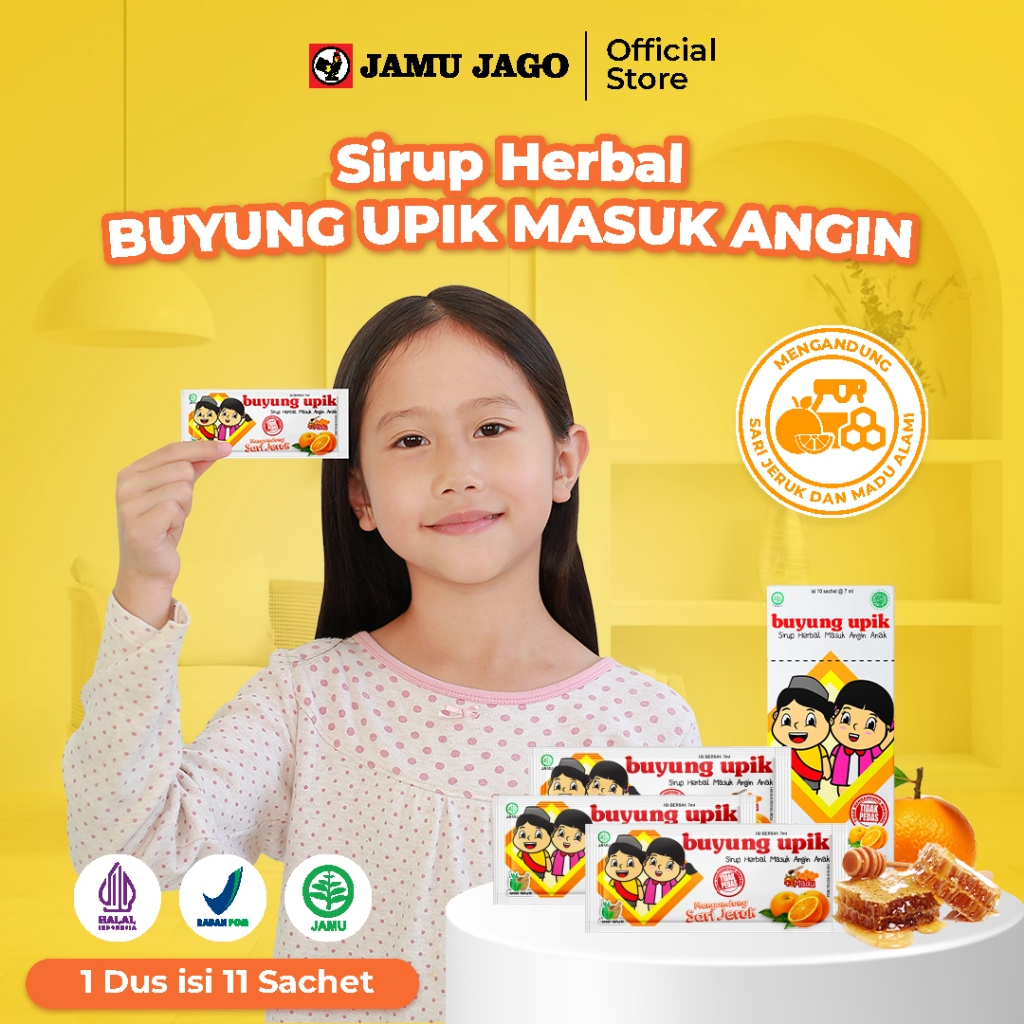 Jual Buyung Upik Masuk Angin Sirup Herbal Membantu Meredakan Gejala ...