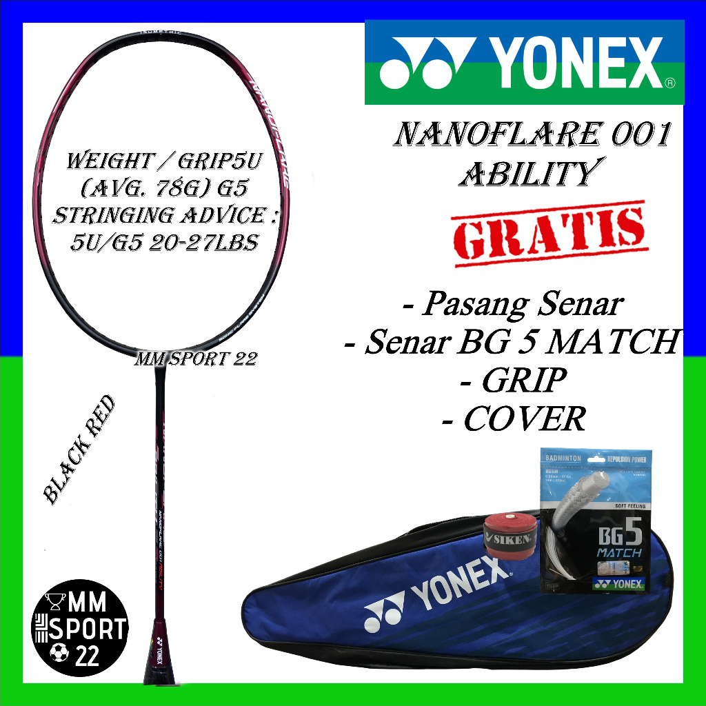 Jual Raket Badminton Yonex Nanoflare 001 ORIGINAL | Shopee Indonesia