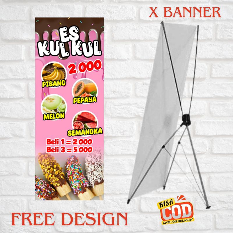 Jual Spanduk Banner Backdrop es kul kul / Banner Es kul kul / Spanduk ...