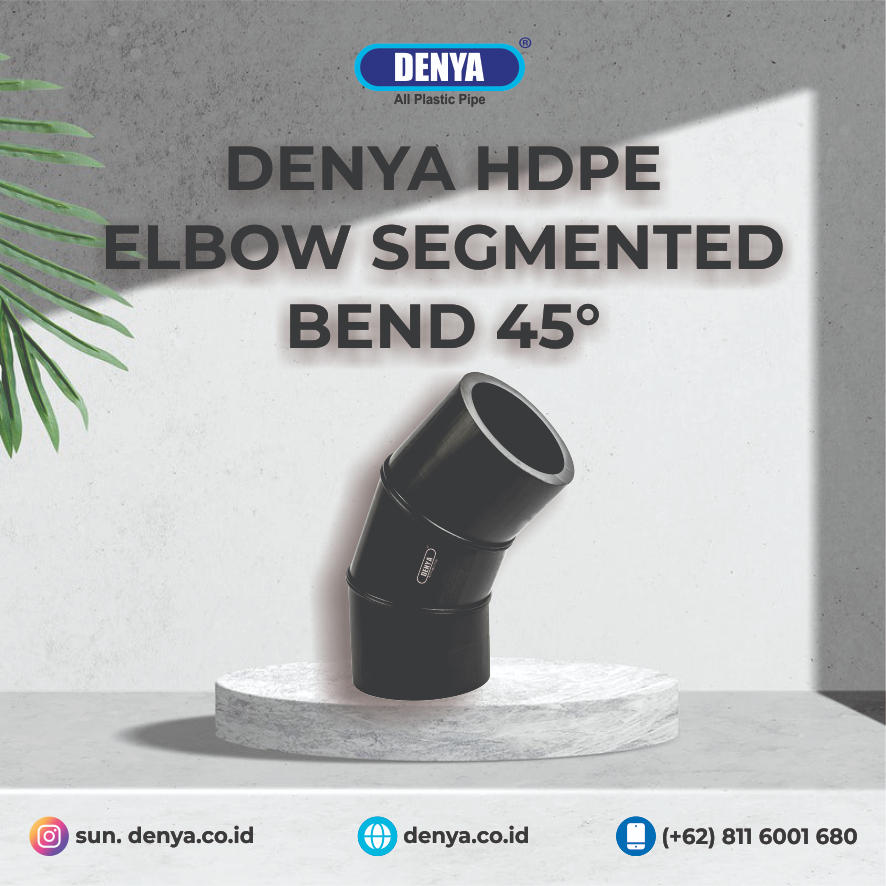 Jual Denya HDPE Fitting Bend/ Elbow 45° Deg Segmented Ukuran 160mm (6 ...