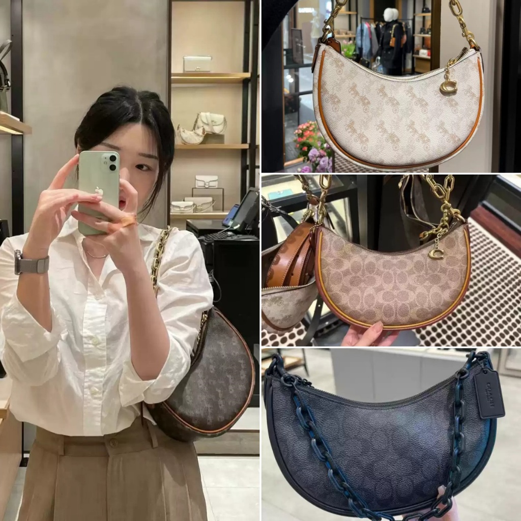Jual Coach Mira Shoulder Bag With Horse And Carriage Print In Signature ...