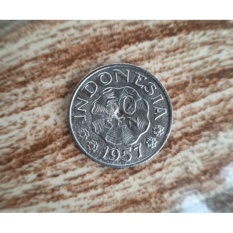 Jual Uang Kuno Koin 50 Sen Dipa Negara Tahun 1957 | Shopee Indonesia