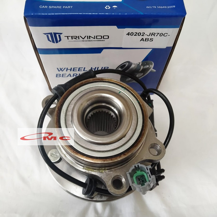 Jual Bearing Laher Roda Depan TRIVINDO Nissan Navara D40 D22 YD25 Sensor ABS 40202-JR70C-ABS ...