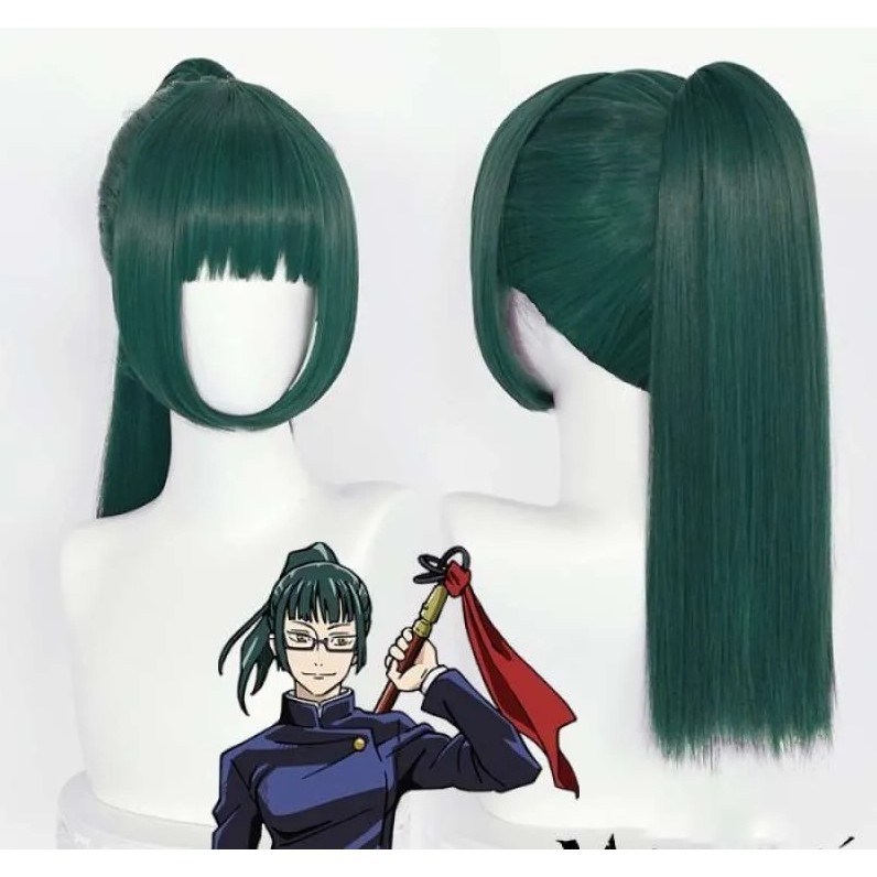 Jual [READY JKT] Ywailisi - Maki Zenin Wig - Jujutsu Kaisen Cosplay Wig ...
