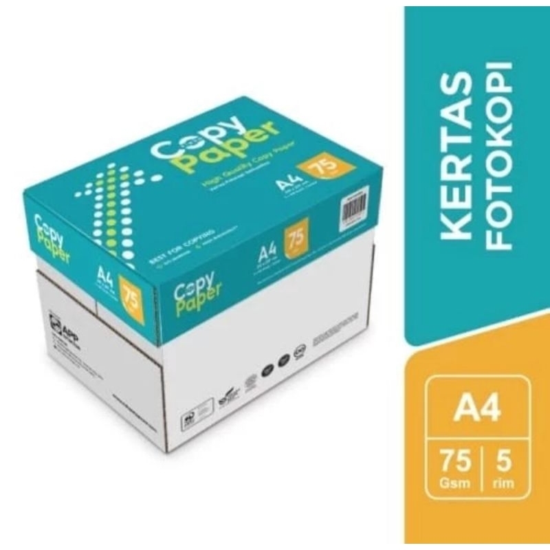 Jual Kertas Hvs A4 75gr Copy Paper - Rim. | Shopee Indonesia