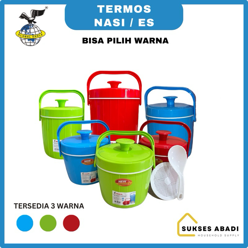 Jual TERMOS NASI 4 6 8 10 GLOBAL EAGLE / TERMOS ES GLOBAL EAGLE / RICE ...