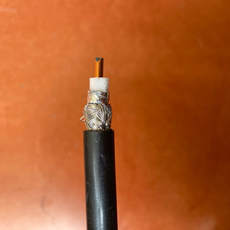 Jual Kabel Coaxial Rg-8 Rg8 Rg 8 Iner Tunggal Aluminium Lapis Tembaga ...