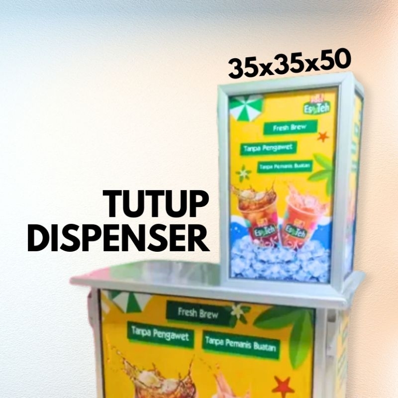 Jual Box Tutup Dispenser Booth Portable Meja Lipat Gerobak Jualan ...