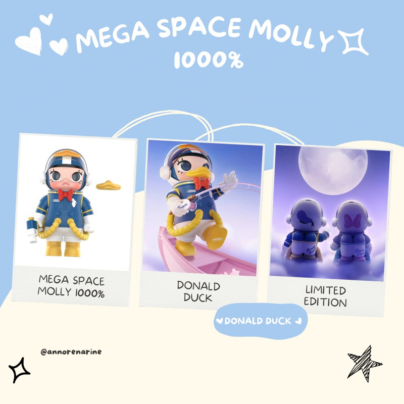 Jual POP MART MEGA SPACE MOLLY 1000% Donald Duck Limited Edition ...