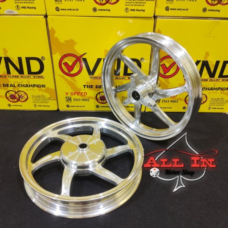 Jual Velg vnd six star UK 185x14 & 215x14 all new Yamaha aerox old ...