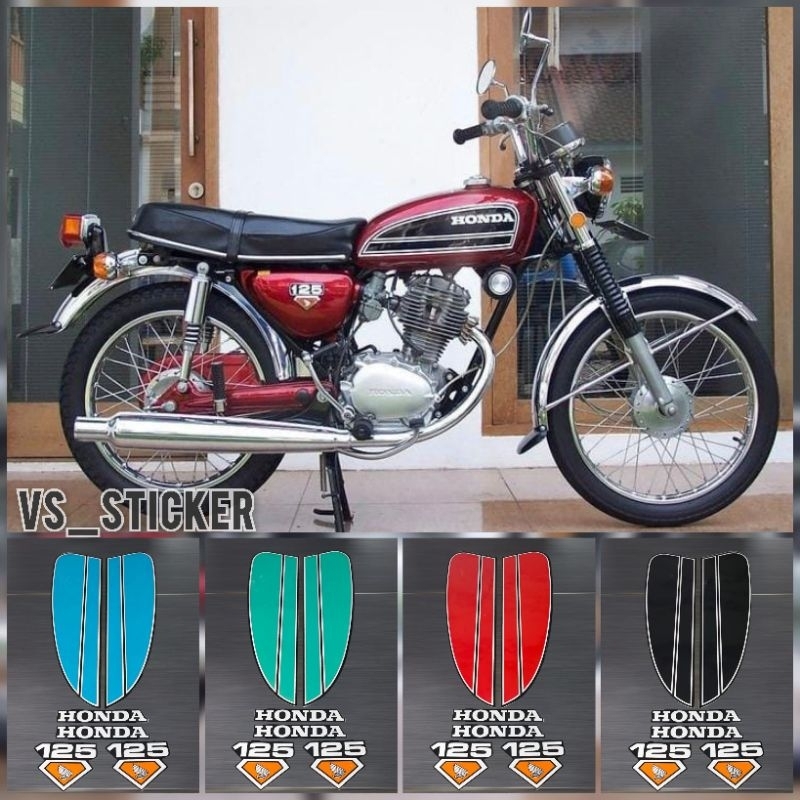 Jual STRIPING LIST STANDART MOTOR HONDA CB100 CB 100 1992 1994 | Shopee ...