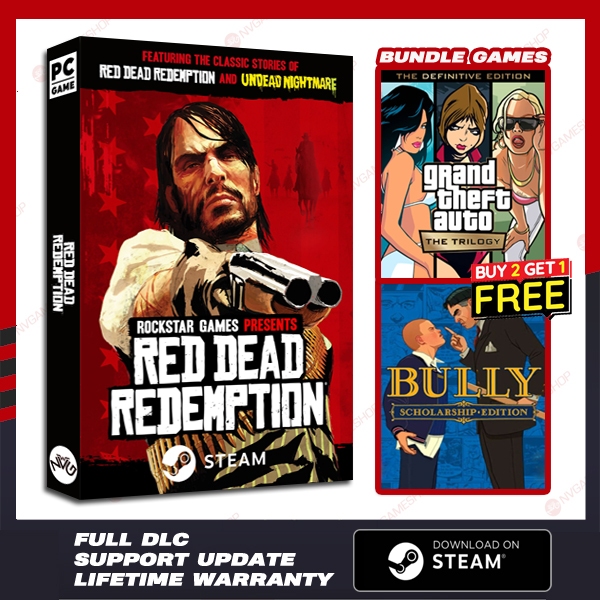 Jual Red Dead Redemption Bundle Bully GTA Trilogy Definitive Edition PC ...