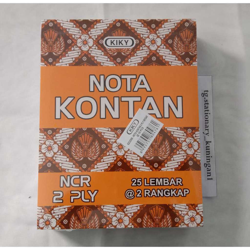Jual Buku Nota NCR Merk Kiky Ukuran Besar | Shopee Indonesia