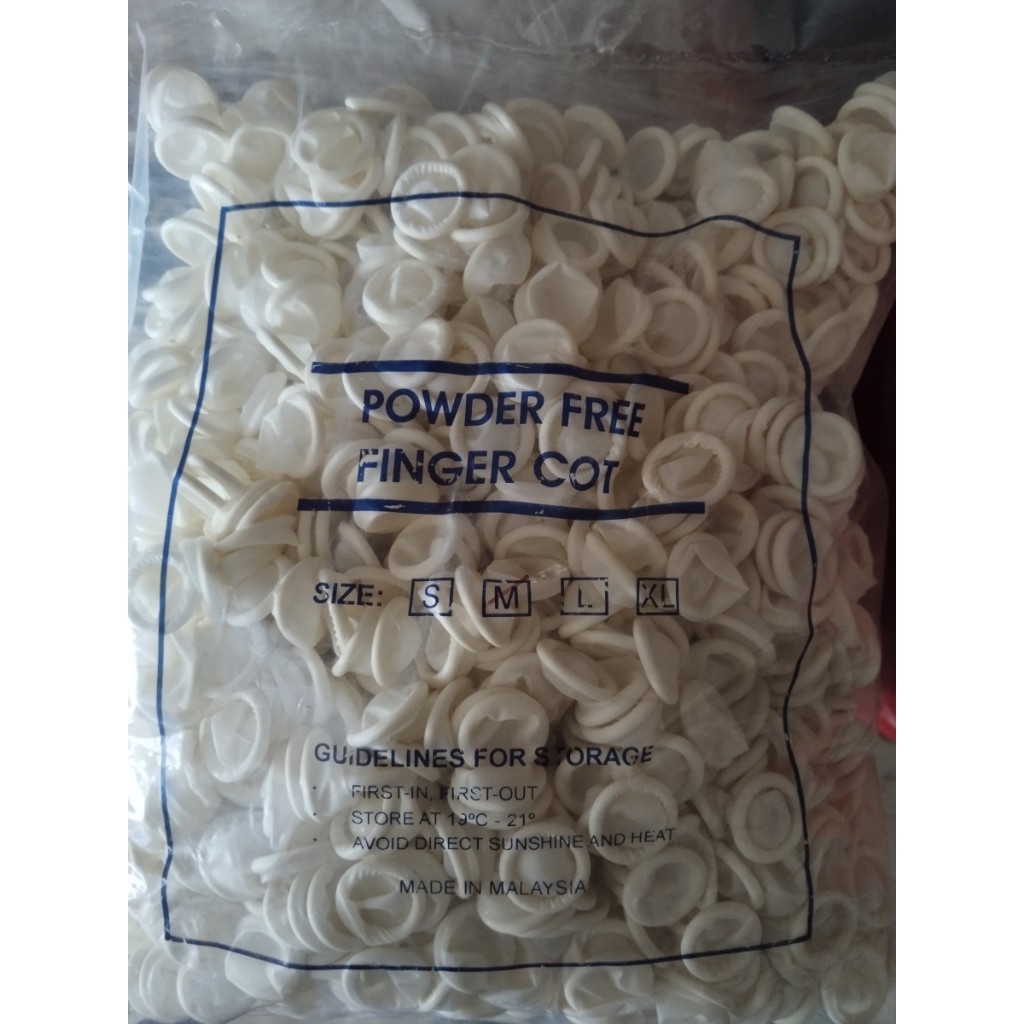Jual Finger Cot/ Finger Coat Putih Isi 1.000 | Shopee Indonesia