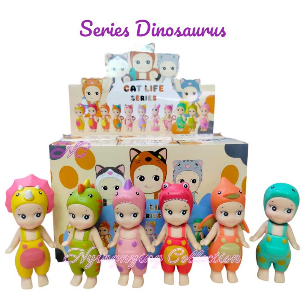 Jual set 6 pcs Sonny Angel Cat Life Mofusand Hippers Sonny Angel Dog ...