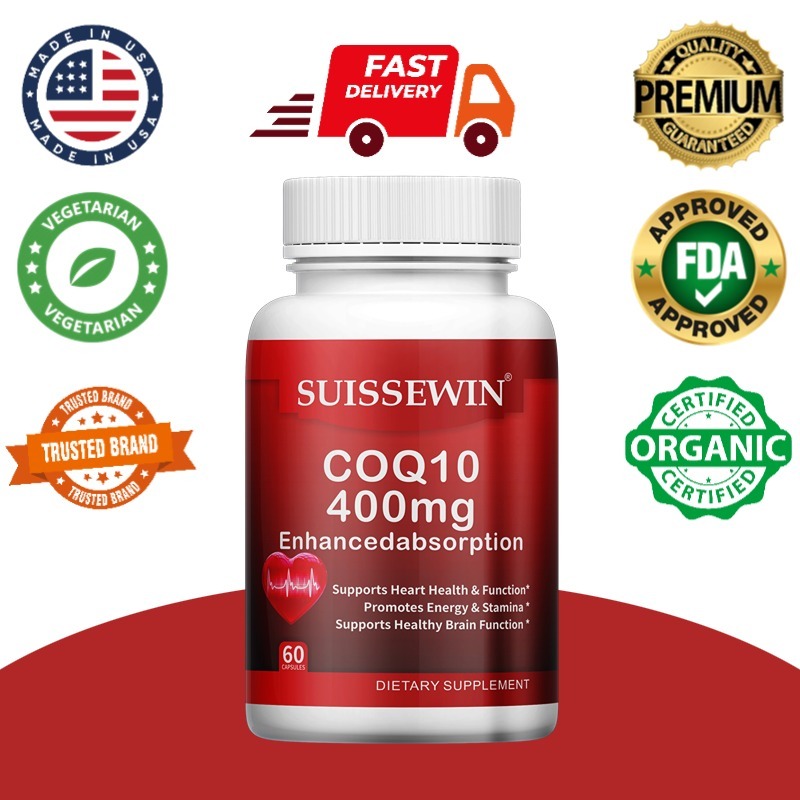 Jual Koenzim Q10, 400mg, suplemen oksidan, meningkatkan kesehatan ...