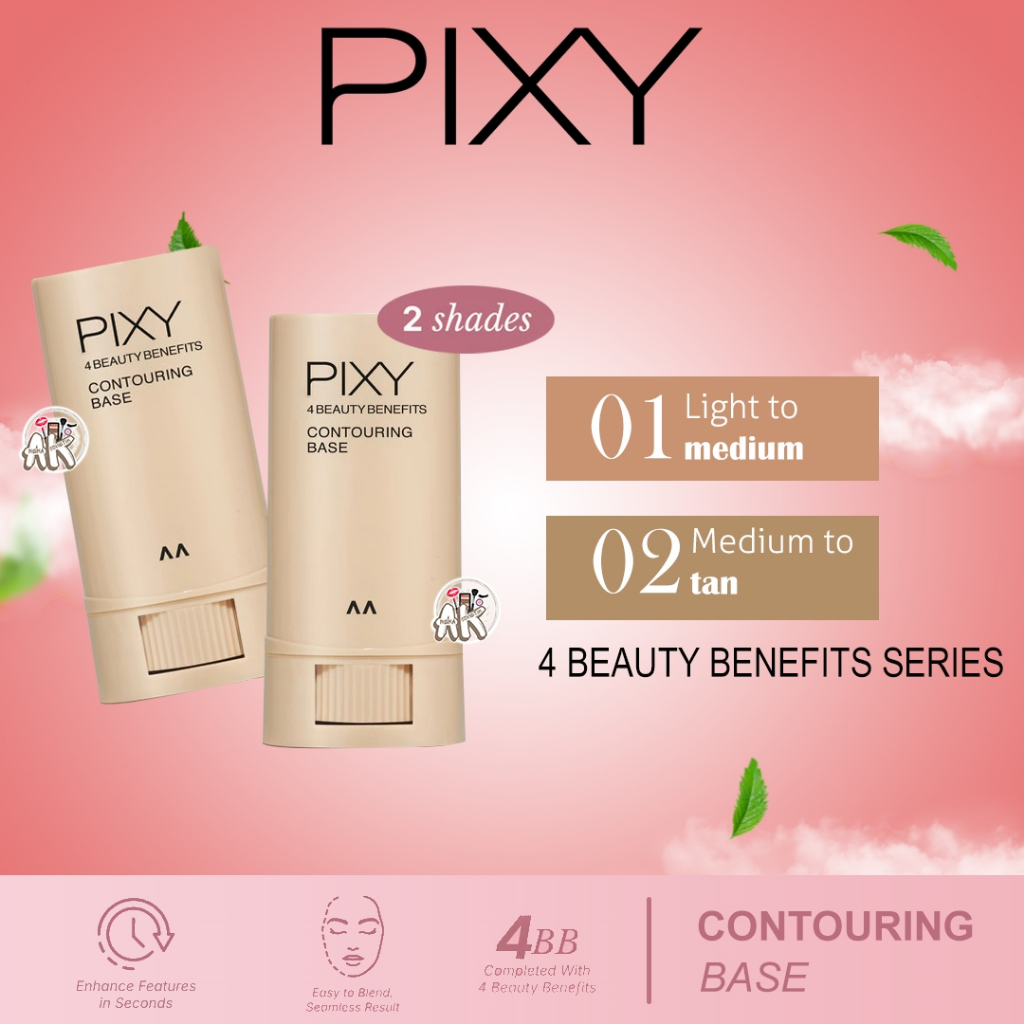 Jual PIXY 4 BEAUTY BENEFITS CONTOURING BASE ( READY 2 SHADE ) | Shopee ...