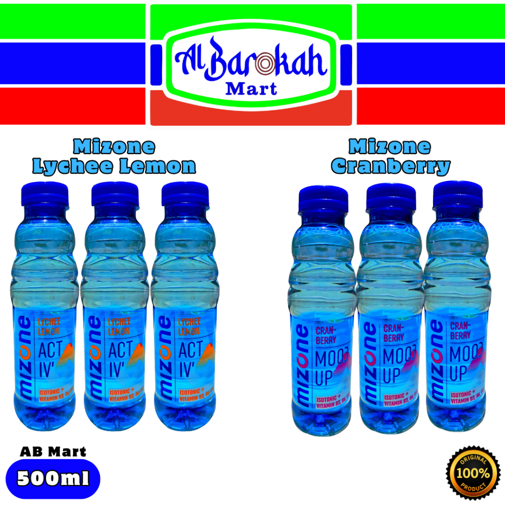 Jual Mizone Cranberry 500ml | Mizone Lychee Lemon 500ml | Shopee Indonesia