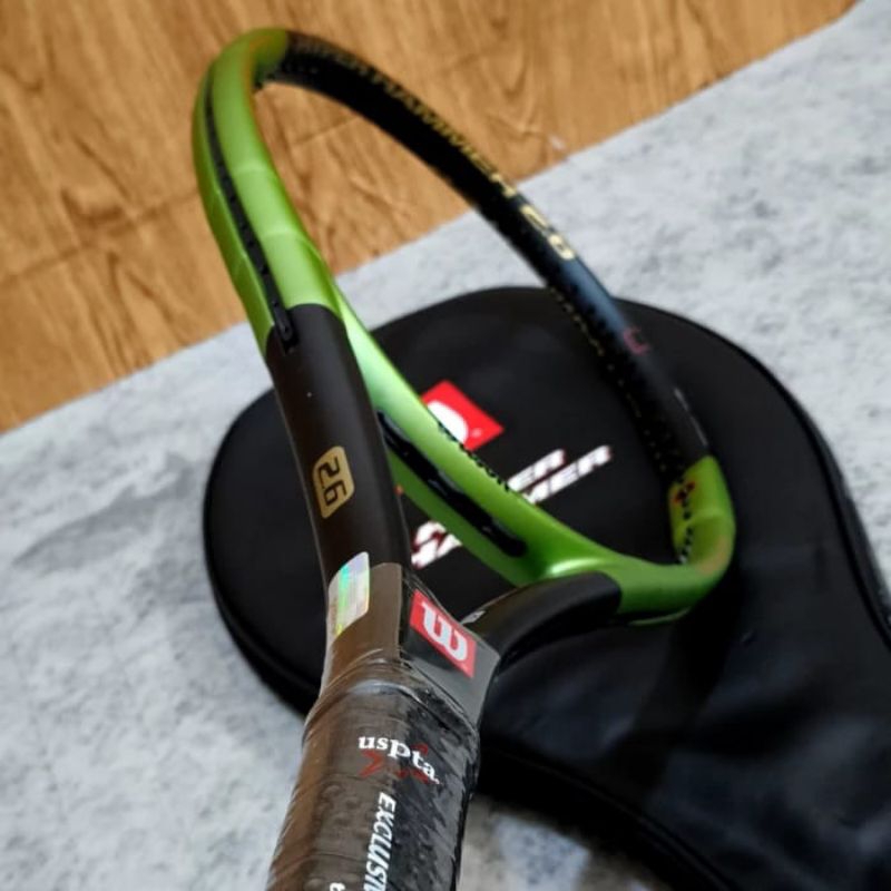 Jual Raket Tenis Wilson Hyper Hammer 2.6 Carbon Siap Pakai Plus Sudah ...