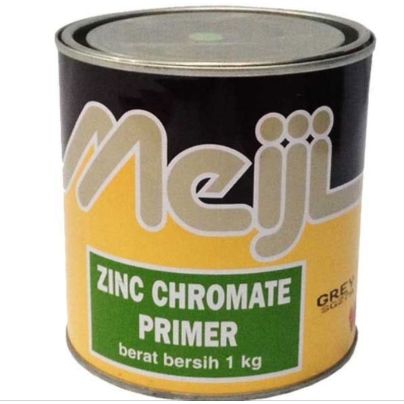 Jual MENI BESI ABU-ABU ZINCHROMATE MEIJI GREY-KEMASAN 1KG/ Cat dasar ...