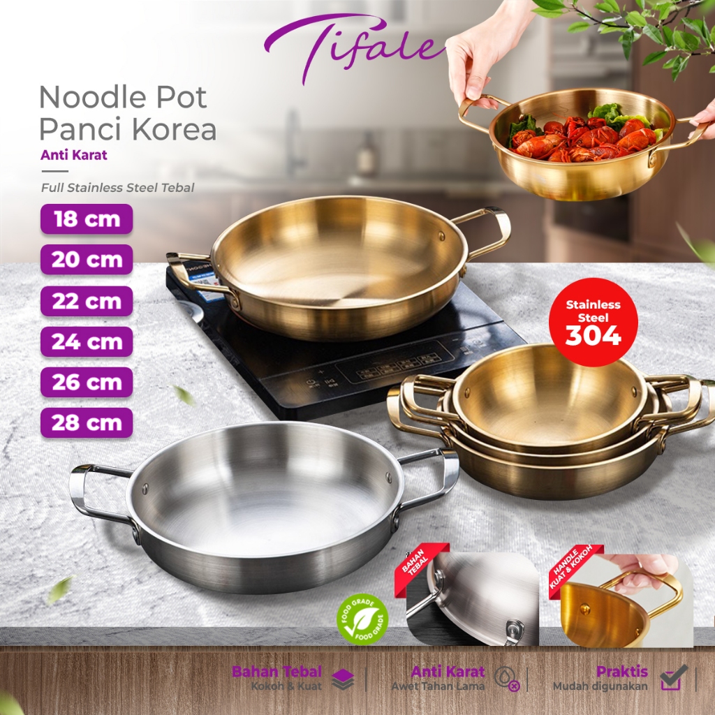 Jual Tifale by Hongzhuo Panci Ramen Ramyun Korea Premium Gold Noodle ...
