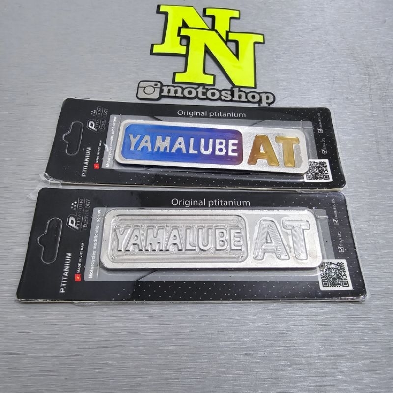 Jual SATUAN EMBLEM LOGO YAMALUBE AT 7CM P TITANIUM VIETNAM | Shopee ...
