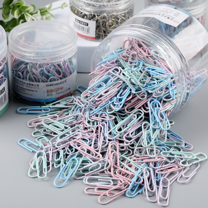 Jual klip kertas/Metalic paperclip/Penjepppit kertas/Paper Clip warna ...
