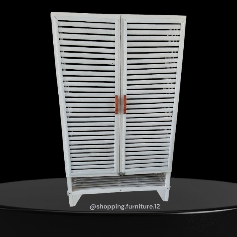 Jual RAK SEPATU BAMBU 2 PINTU /RAK MULTIFUNGSI MINIMALIST | Shopee ...
