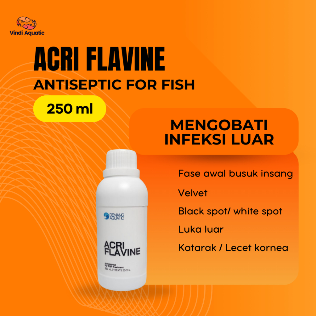 Jual Acri Flavine 250 ml | Demang Aquatic | Shopee Indonesia