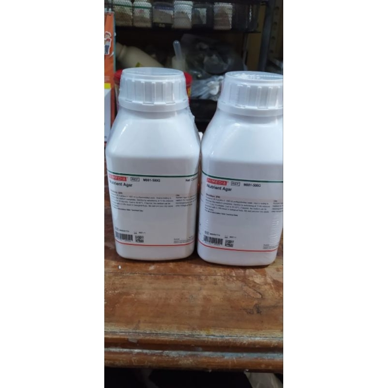 Jual Nutrien agar 500gram Himedia Kemasan utuh nutrient agar | Shopee ...