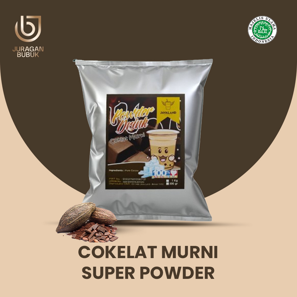 Jual Pure Cocoa Powder / Bubuk Coklat Murni 50g Merek Javaland KEMASAN ...