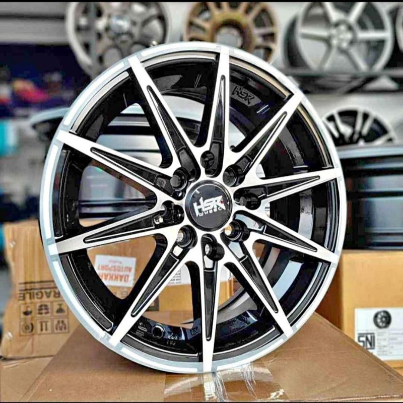 Jual Velg Mobil Racing ORIGINAL HSR R15 Fitmen Avanza Xenia Brio Vios Yaris | Shopee Indonesia