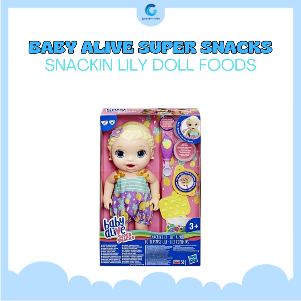 Jual Baby Alive Super Snacks Snackin Lily Doll Food Mainan Original | Shopee Indonesia