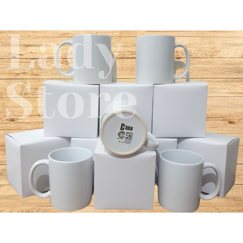 Jual Dus Mug Tanpa Lubang Polos Bahan Duplek 310 Gsm Tebal ( Box dus ...