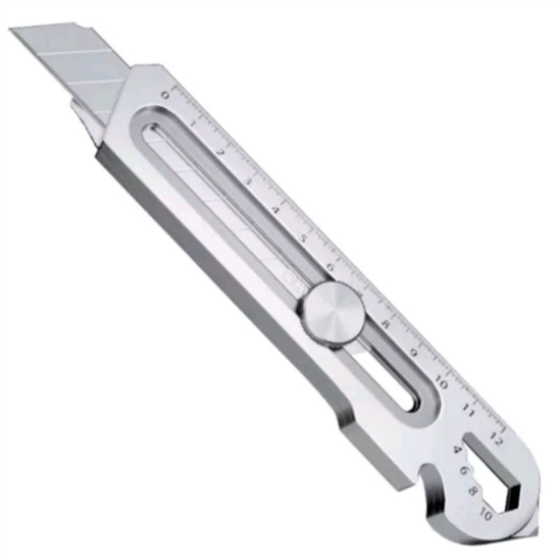 Jual pisau cutter stainless besi 9inq1 cutter stainless pemotong kertas ...