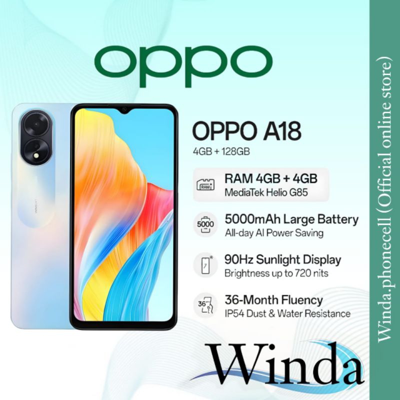 Jual OPPO A18 Ram 4/128 | Shopee Indonesia