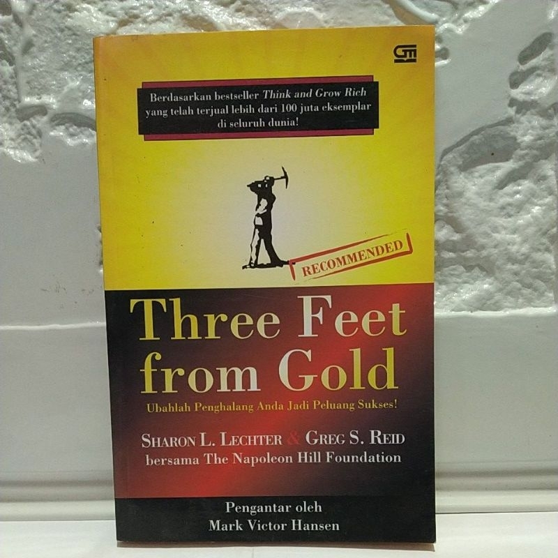 Jual BUKU ORIGINAL THREE FEET FROM GOLD Ubahlah Penghalang Anda Jadi ...