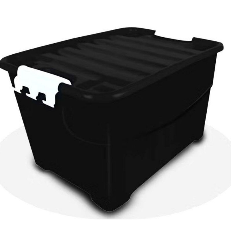 Jual Container box 50 liter / Box 50 liter plus tutup ada roda | Shopee ...