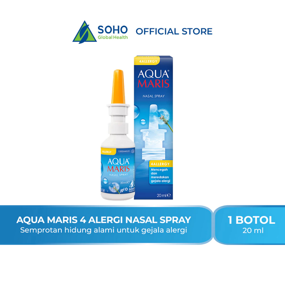 Jual AQUA MARIS NASAL SPRAY FOR ALLERGY 20ML | Aquamaris Semprotan ...