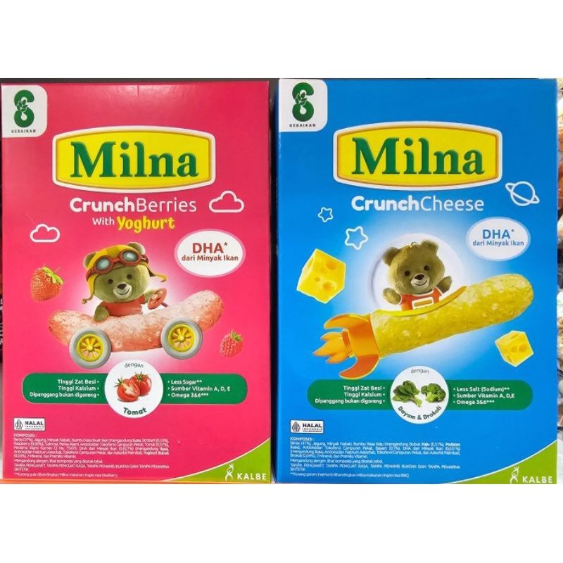 Jual NEW Milna Kalbe Crunch 20 gr (Snack Bayi 8m+) | Shopee Indonesia