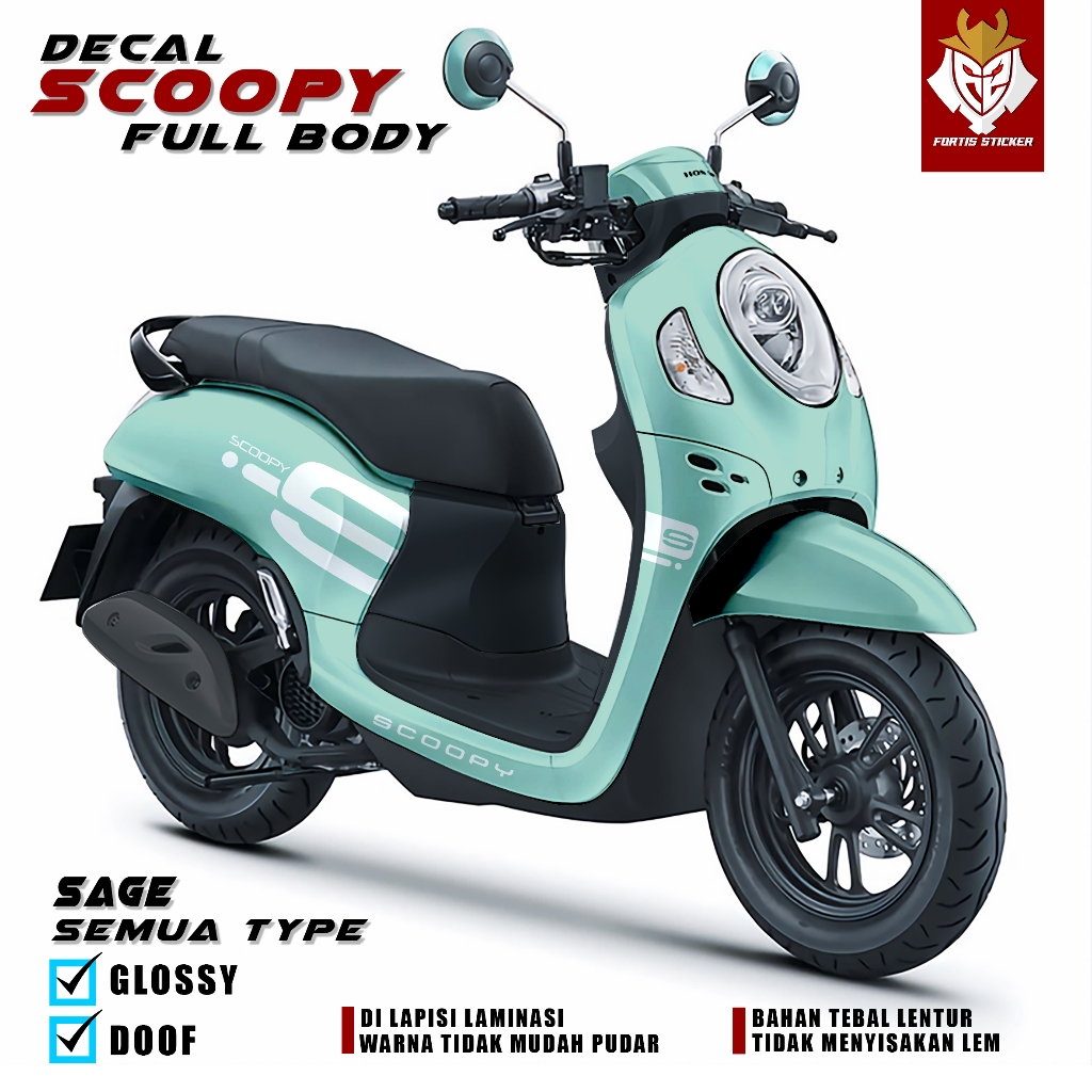 Jual Decal Scoopy Full Body Sticker Scoopy full Blok All Type Dekal Stiker Scopy 2017 2018 2019 ...