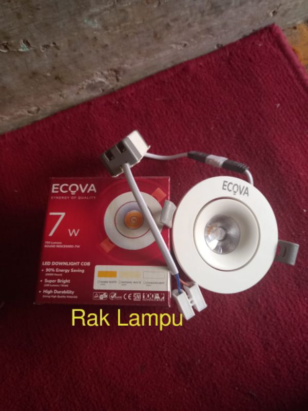 Jual Ecova Lampu LED Spotlight COB 7Watt inbow | Shopee Indonesia
