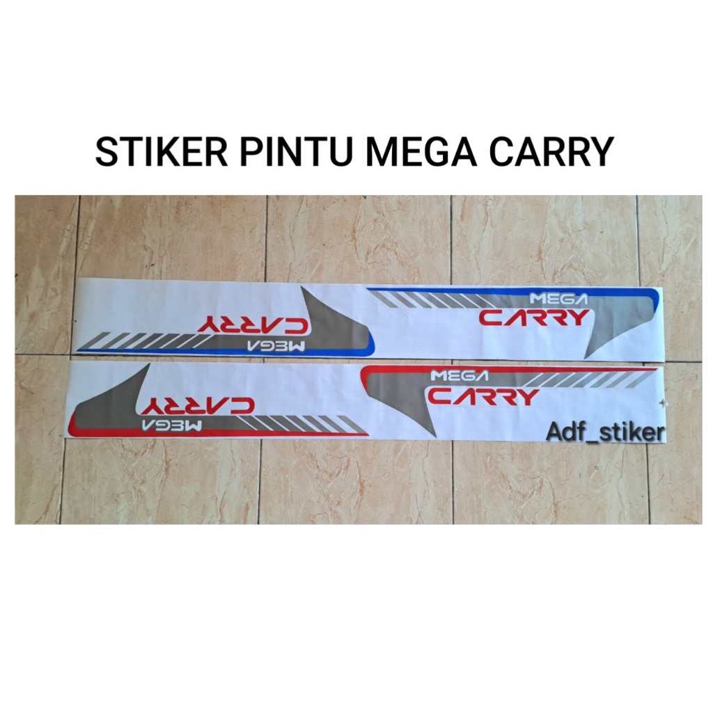 Jual Stiker list body suzuki mega carry pick up / Sticker Mega carry ...