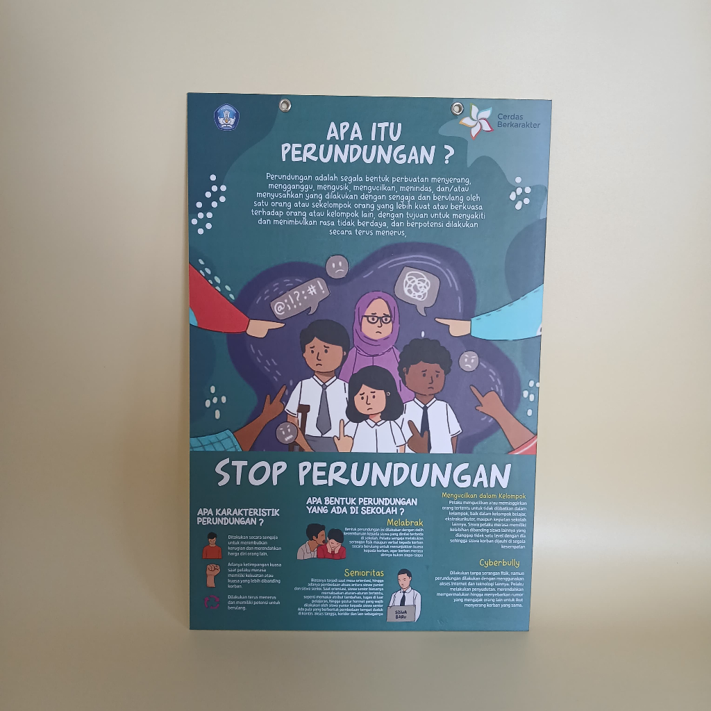 Jual Hard Poster Apa Itu Perundungan - Hard Poster Stop Perundungan ...