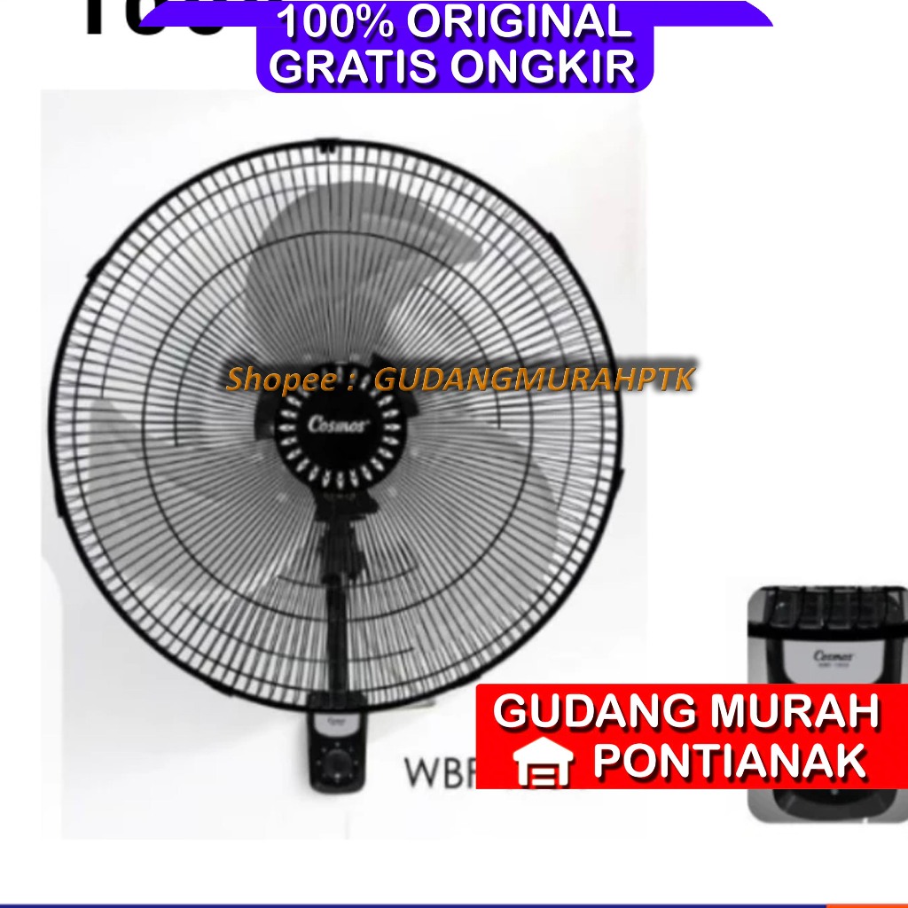 Jual Wallfan cosmos 18 inch BESI TORNADO WBF-1804 kipas dinding cosmos ...