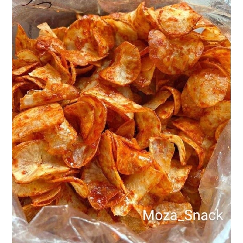 Jual KERIPIK SINGKONG LENGKET PEDAS MANIS KRIPIK SINGKONG PEDAS KERIPIK ...