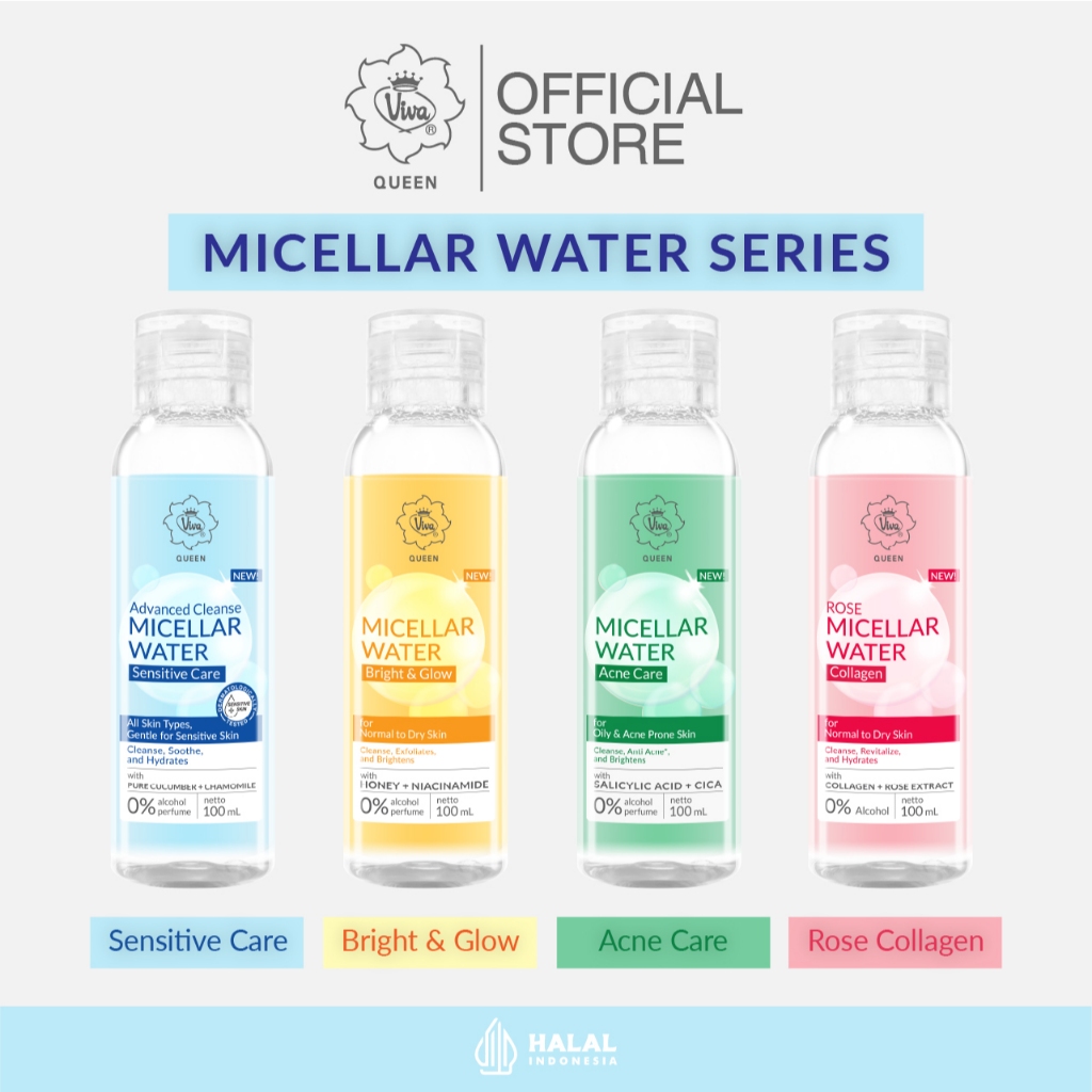 Jual [NEW LAUNCH] Viva Queen Micellar Water 100ml | Shopee Indonesia