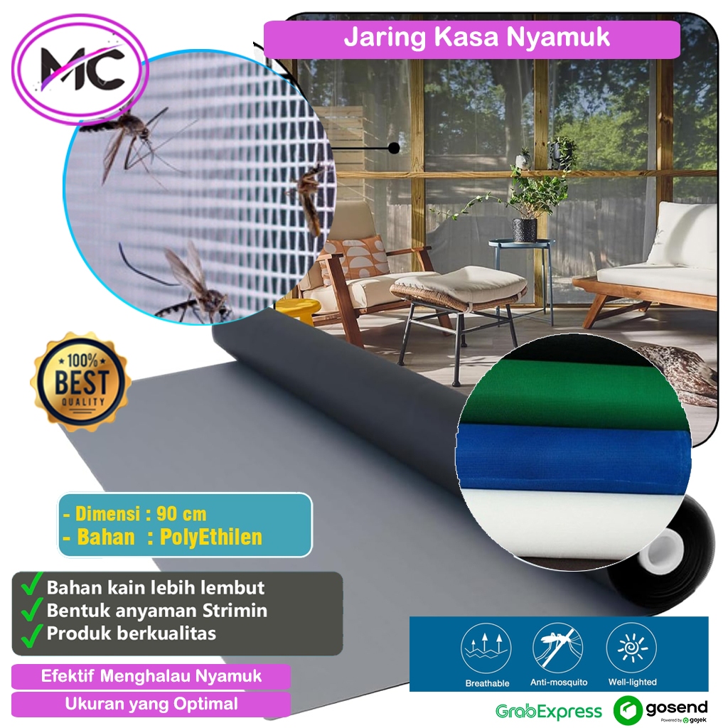 Jual Jaring Kasa Penutup Ventilasi Anti Nyamuk Masuk Pintu Kawat Rumah ...
